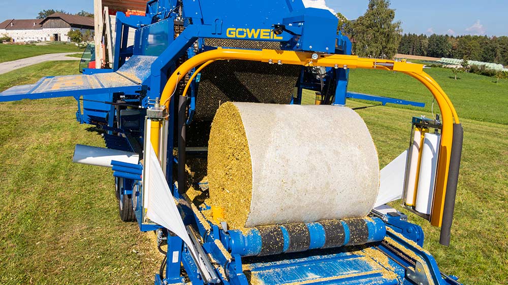 Baler-wrapper combination - maize baler | LT-Master | GÖWEIL